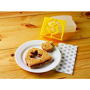 Tovolo Bee & Hive Sandwich Shaper, Kid-Friendly, Dishwasher Safe