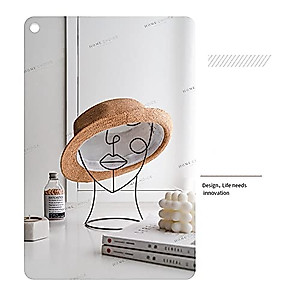 FM2018XSL Metal Wire Statue Ladies Hat Rack Stand Hat Holder Hat Organizer, Housewarming Gifts for Home Desk Decorations(No Hat)