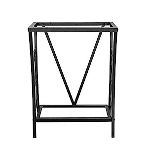 Aquatic Fundamentals 10 Gallon Metal Aquarium, 20.9" L x 11" W, Black