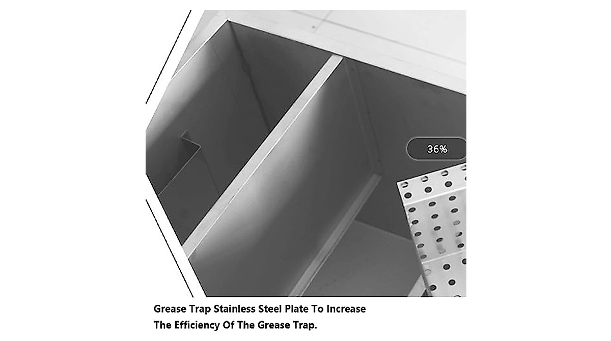 Portable Stainless Steel Grease Trap for Commercial Kitchens
