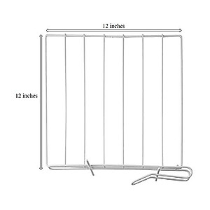 Evelots 4 Pack Shelf Dividers for Wood Shelves, Closet Organization-12 Inches Tall/Reinforced Wide Bottom for Added Stability