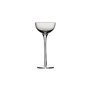 Degustation Tall Stemmed Cordial Glasses 2.5 Ounces, Set of 4 Assorted Shapes, Clear