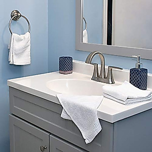 Pacific Linens Soft washcloths for face Hand Fingertip Towels 12 Pack 100% Cotton White 12x12 inch for Kids wash Cloths for Body and face 12 Pack Sets