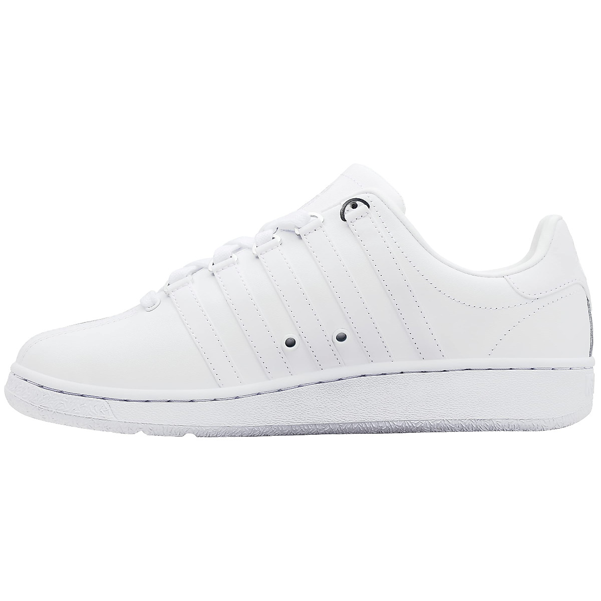 K-Swiss Women's Classic VN Leather Sneaker, White/White, 9.5 M