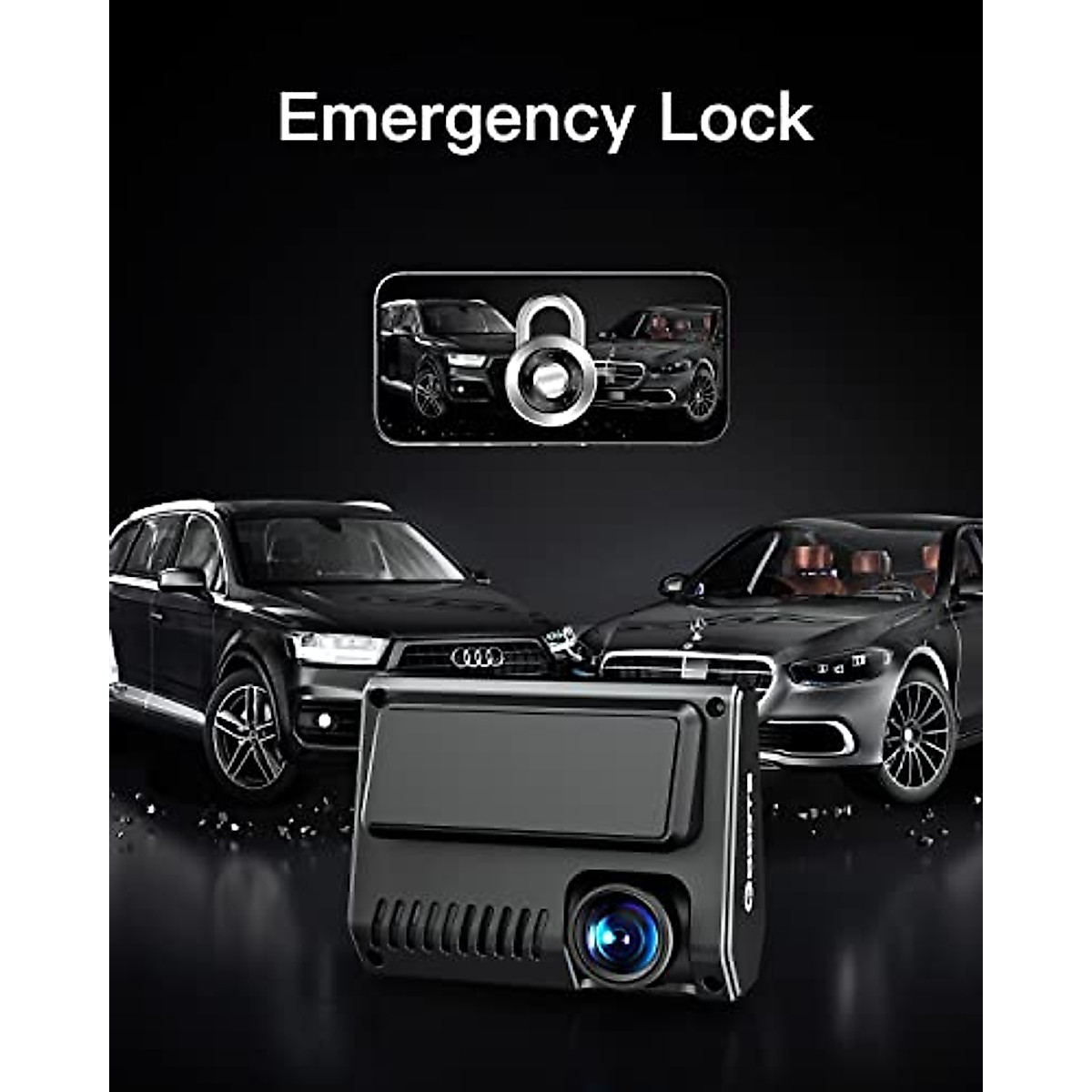 4K Dash Cam Front, GOODTS Car Camera 2160P with WiFi, Dash Camera for Cars with Dedicated Car Charger, Dashcam with App Control,G-Sensor,Parking Monitor,3M Bracket,No Screen,64GB SD Card