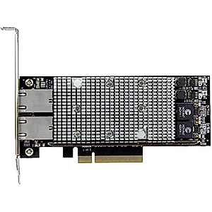StarTech.com 2-Port 10Gb PCIe NIC with Native Link Aggregation - 10Gbase-t Ethernet Card - 100/1000/10000 Mbps LAN Card (ST20000SPEXI)