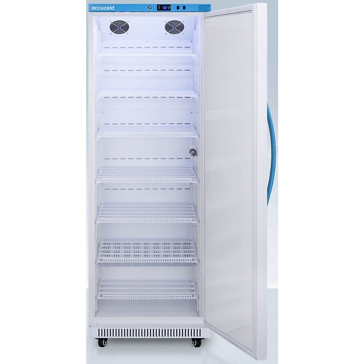 Summit Appliance ARS18PV Performance Series Pharma-Vac 18 Cu.Ft. Upright All-refrigerator for Vaccine Storage with Silver-ion Handle, Keyed Lock and Hospital Grade Cord with 'Green Dot' Plug, White