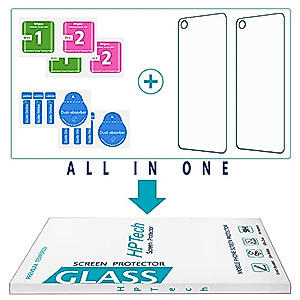 HPTech (2-Pack) Designed for Motorola Moto G Stylus (2021) Tempered Glass Screen Protector, 9H Hardness, Anti Scratch, Bubble Free