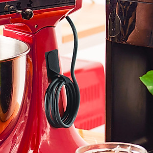 Cord Organizer for Appliances 12 Pack, SUITMAT Cable Organizer Cord Holder for Small Kitchen Appliances, Kitchenaid Stand Mixer Air Fryer Coffee Maker Pressure Cooker(Black)