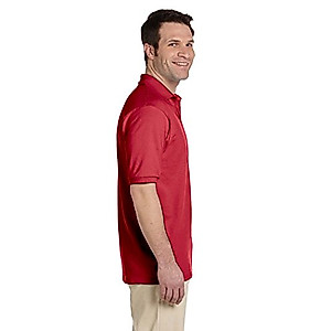 Jerzees SpotShield 5.6-Ounce Jersey Knit Sport Shirt True Red