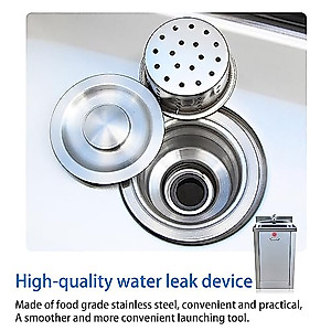 Outdoor Sink,single Sink Kitchen,304 Stainless Steel Utility Sink,Commercial Restaurant Sink,for Business Restaurant, Cafe, Bar, Hotel, Garage, Laundry Room, Outdoor