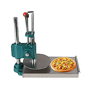 9.5inch Manual Pastry Press Machine Commercial Dough Pizza Bread Pies Maker Stainless Steel Household Pizza Press for Home,Commercial