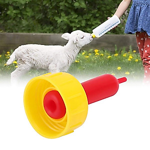 50Pcs Little Cow Calf Milk Drink Nipple Soft Silicone Goat Milk Bottle Feeding Teat Mouth Rubber Calf Feeding Bottle Nipple Lamb Teats Nursing Bottle Nipples