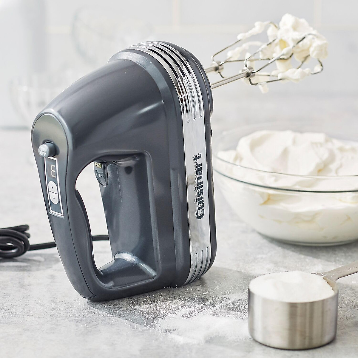 Cuisinart Power Advantage 7-Speed Hand Mixer, Metallic Charcoal