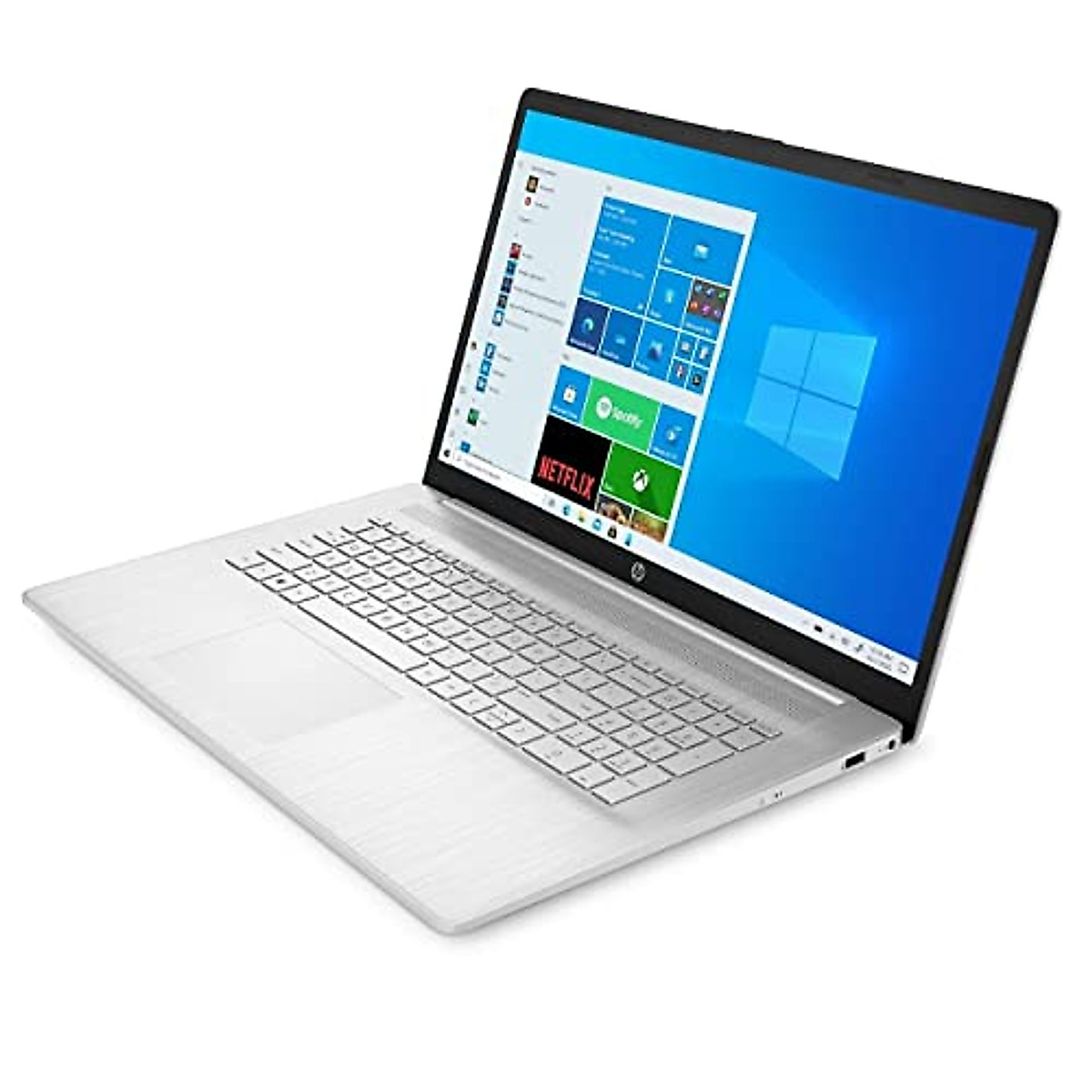 HP 17.3" HD+ (1600 x 900) Laptop, Intel 11th Gen Core i3-1115G4@3.0GHz, 8GB DDR4 RAM, 256GB PCIe SSD, USB-C, HDMI, Numeric Keypad, Wi-Fi, Bluetooth, Webcam, M-ytrix HDMI Cable, Win 10 (Renewed)