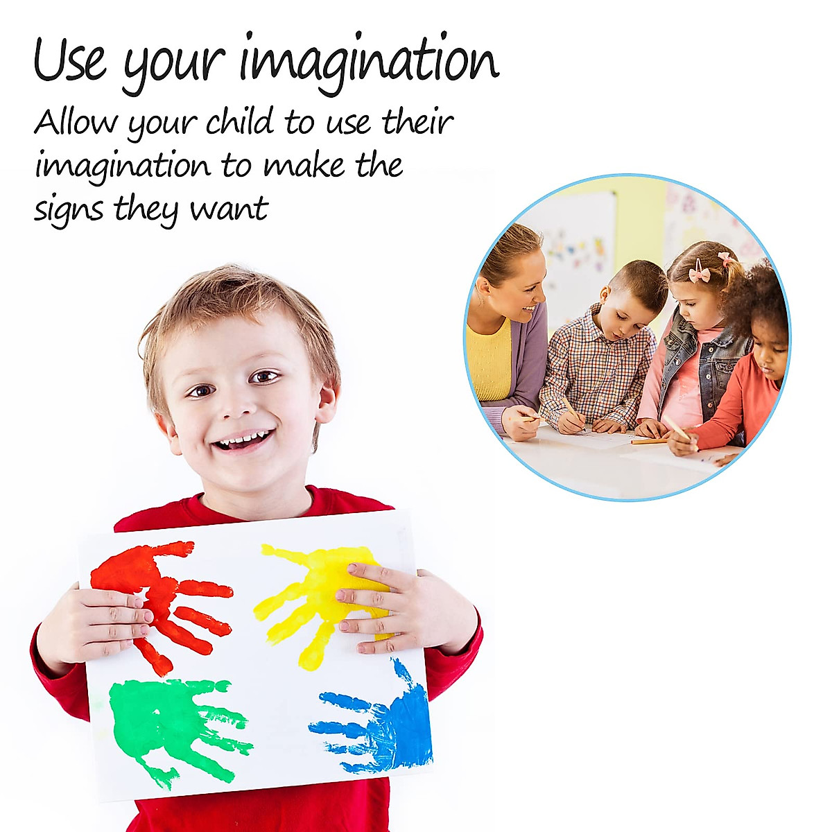 4 Pack Blank Yard Signs with H Metal Stakes,17"x12" Garage Sale Signs,White Plastic Customize Yard Signs for Garage Sale,Rent, Guidepost Decorations,DIY Outdoor Sign for House,Road