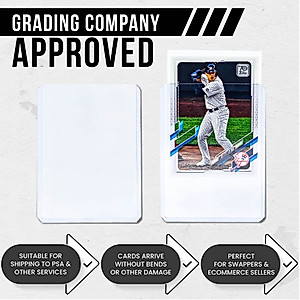 Platinum Protectors Trading Card Sleeves, Toploader Card Protectors for Pokemon, Football, Baseball Sports Cards – Clear Plastic Top Loader Sleeves for Trading Cards, Collectible Cards (50-Count)