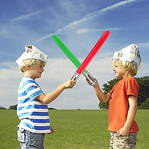 12Pcs Inflatable Lightsaber Swords for Star Wars Themed Cosplay Party,Halloween/Christmas Party Bags Stocking Stuffers Favors Inflatable Games Toys Gifts for Kids Adults