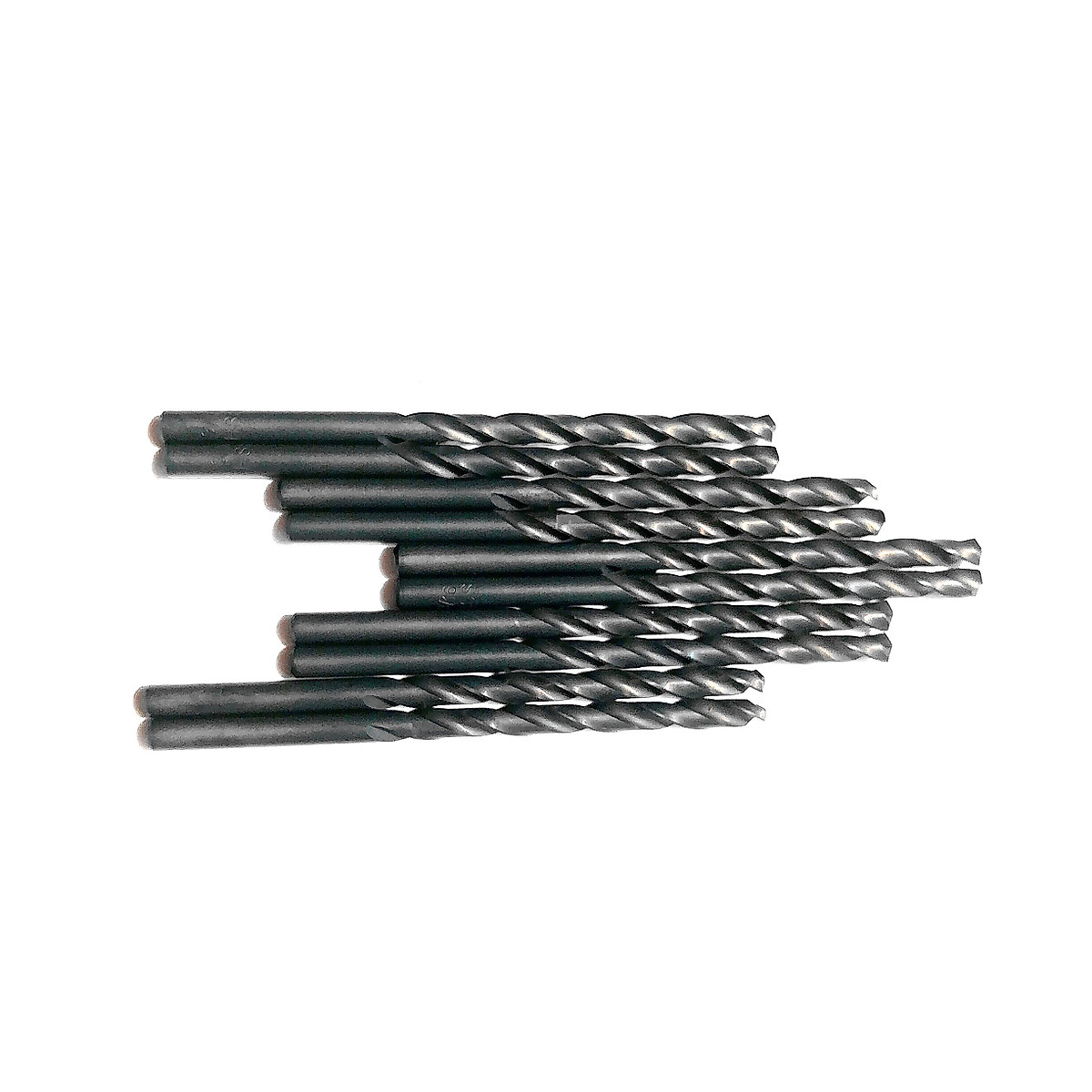 10PCS, 9/32", Black Oxide, Twist Drill Bits
