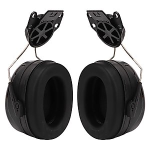 Dilwe Outdoor Earmuffs, Protective Soundproofing Earmuffs/Noise Reduction Helmet Soundproofing Earmuffs (Black) Other tactical supplies