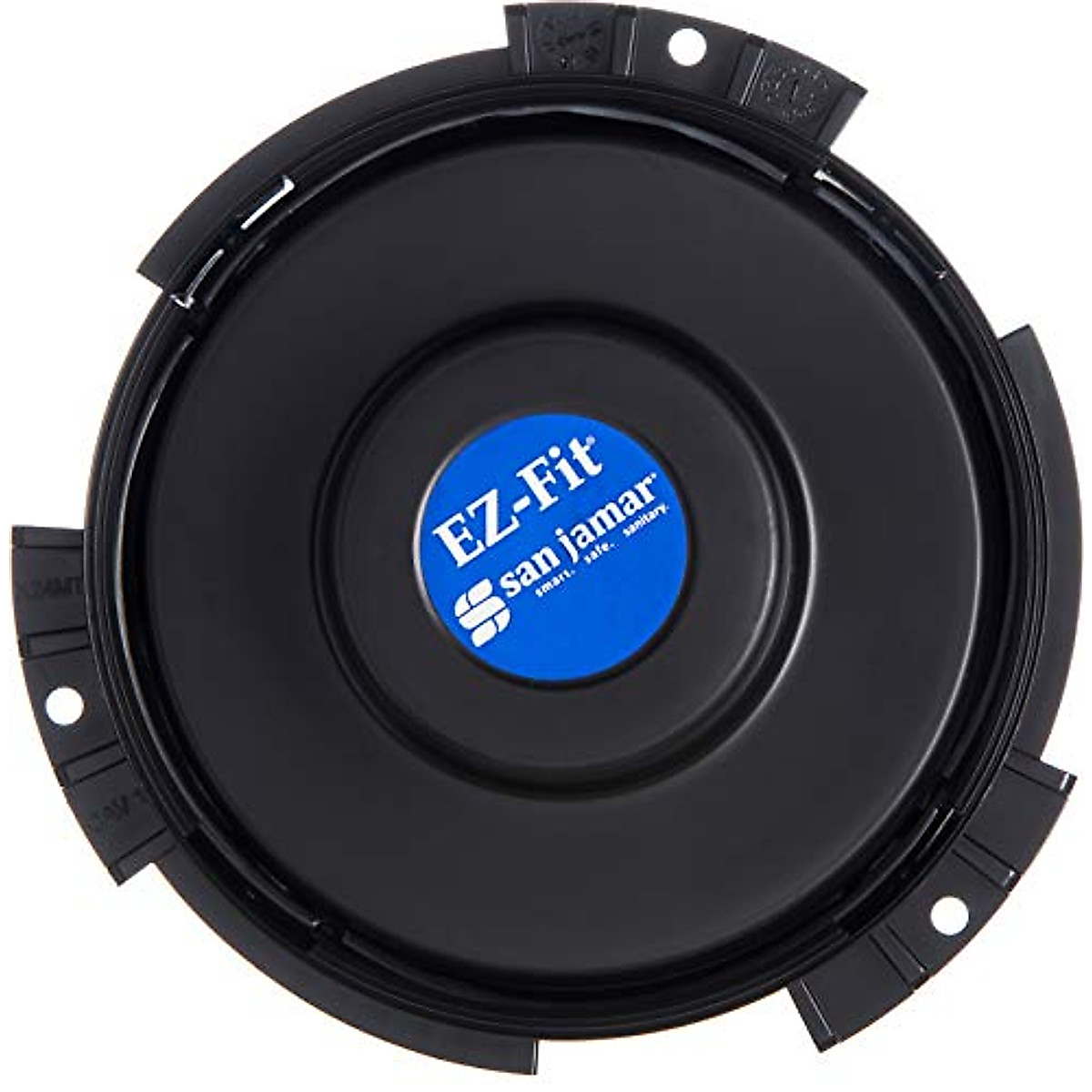 San Jamar EZ-Fit In-Counter Cup Dispenser, Plastic, Universal Disposable Cup Compatibility With Interchangeable Gaskets For Commercial Kitchen, 23.25 Inches, Black