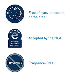 CeraVe Baby Cream | Gentle Moisturizing Cream with Hyaluronic Acid | Paraben, Phthalate, & Fragrance Free | 5 Ounce