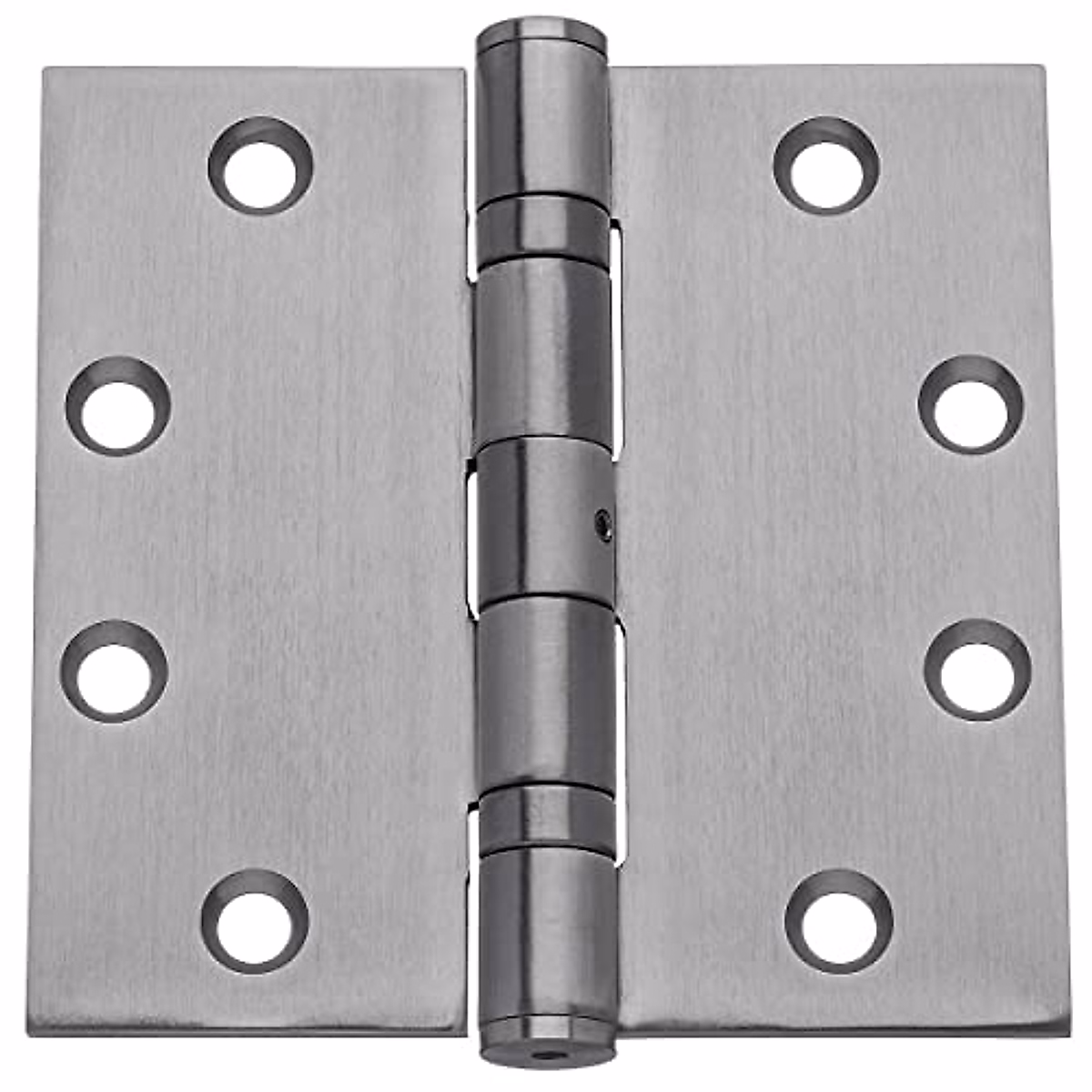 Dynasty Hardware Commercial Grade Ball Bearing Door Hinge 4-1/2 x 4-1/2 Full Mortise Stainless Steel, Non-Removable Pin - 3- PACK