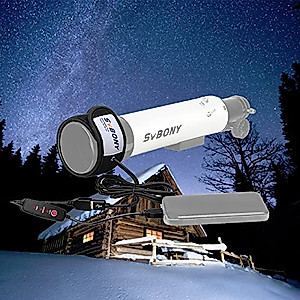 SVBONY SV172 Lens Warmer, 240mm Lens Heater Warmer Dew, 3 Gear Regulator Temperature USB Universal Dew Heater Strip for Telescope Camera