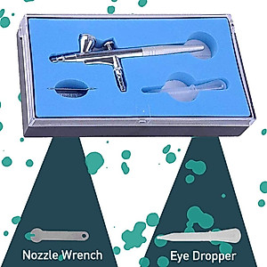 Portable Airbrush Gun Gravity Feed Nails Air Brush Medium Pen Gun Paint Oxygen Spray Misting Tool Silk Portable Airbrush Makeup Kit