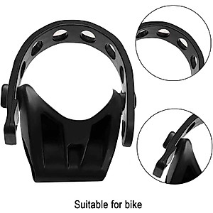ASENDIWAY 6Pcs/Set Bike Rack Straps Replacement Bicycle Hitch Strap Cradle Bike Carrier Mount Rubber Strap Black Spare Hooks Car Racks Accessories Truck Hitch Fit 1" Diameter Tubes