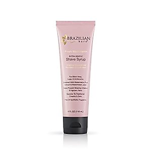 Brazilian Bare Fresh Watermelon Extra Gentle Shave Syrup – Preferred Over Traditional Womens Shave Creams And Womens Shave Gels