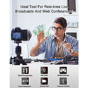 Wired Earbuds with Microphone,3.5MM in-Ear Earphone Noise Isolated&Volume Control for Sports Running Workout Compatible for Laptop & Desktop Computers, Game Players and Other Audio Players 8.2FT