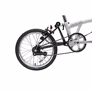 Brompton A Line 3 Speed Folding Bike (White)