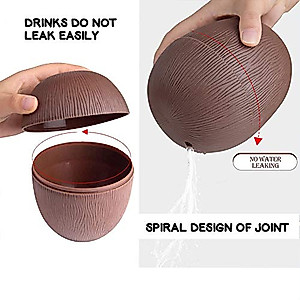 FUTUREPLUSX 2PCS Mexican Tissue Hibiscus Garland Flower Banners and 12PCS Plastic Hawaii Party Cups with Straws