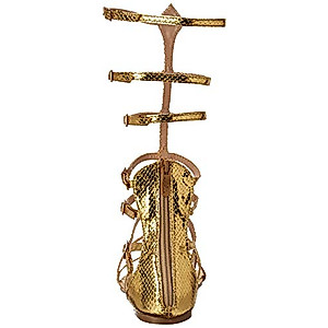 Ellie Shoes Women's 015-ZENA Flat Sandal, Gold, 8 M US