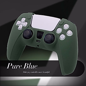 PS5 Accessories, PS5 Controller Skin, PS5 Silicone Controller Cover Green
