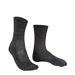 FALKE Men's Stabilizing Wool Running Socks, Crew, Medium Cushion, High Protection, Breathable Quick Dry, Merino Wool, 1 Pair