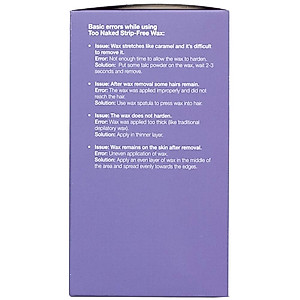 Too Naked Serenity Spa Lavender Strip-Free Wax Beads, Hair Removing Depilatory Wax size 28.8 Ounces