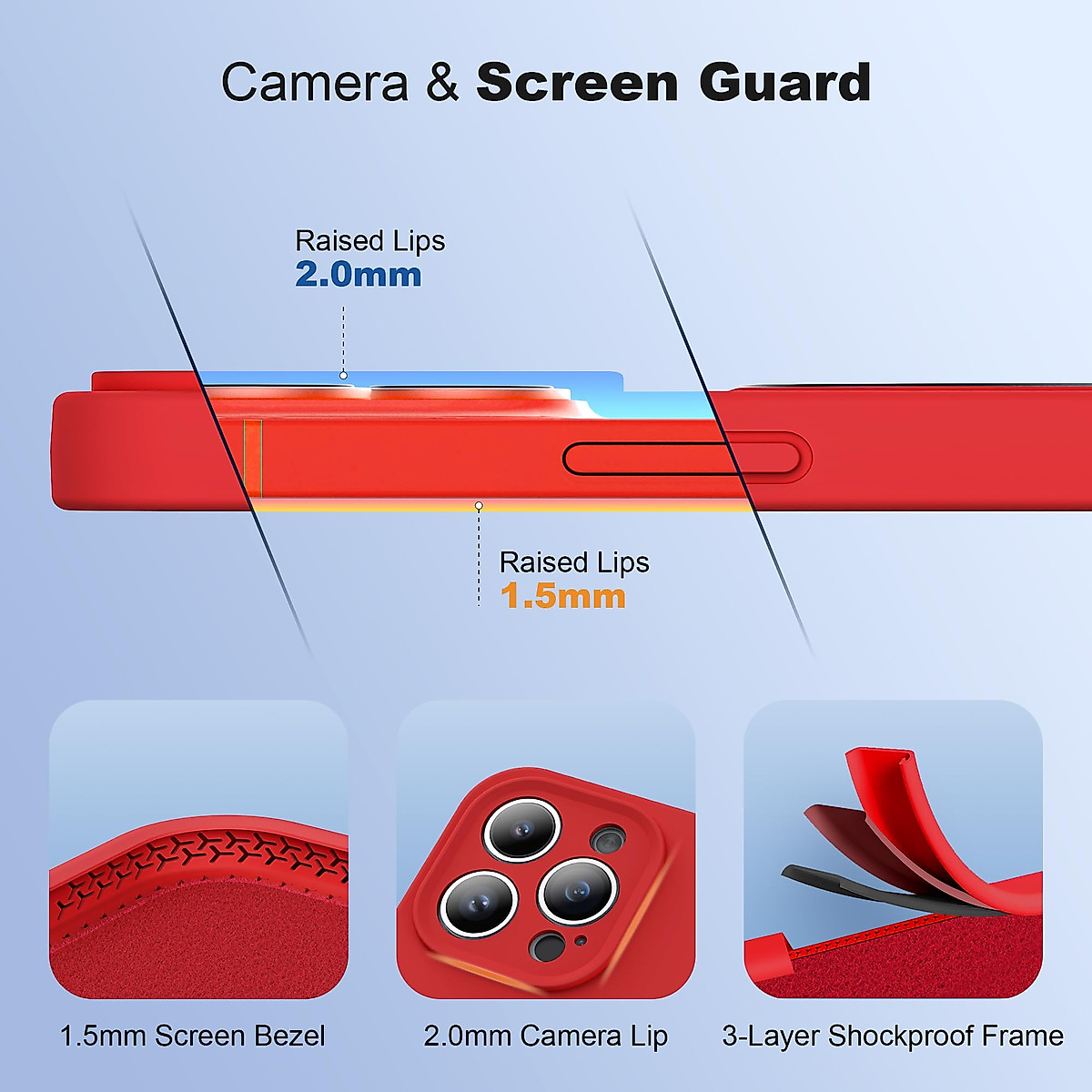 SKYLMW Designed for iPhone 14 Pro Max Case with Magnetic Invisible Stand Compatible with MagSafe Military Drop Tested Shockproof Silicone iPhone 14 Pro Max Phone Cases for Women Men 6.7'' 2022, Red