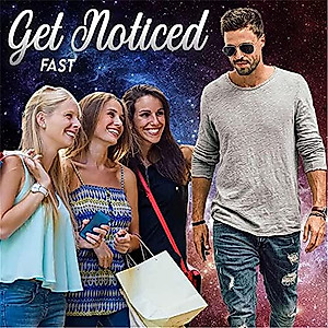 2PCS Homme Dawning Eternity Cologne, Chemistry Infinity Galaxy Cologne Pour Homme, Flirty Aroma Lusting Perfume, Portable Men's Perfume Lasting Light Fragrance Perfume (Blue and Pink)