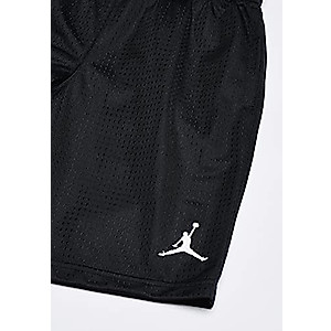 Nike Boys Air Jordan Mesh Athletic Shorts (Extra Large, Black)