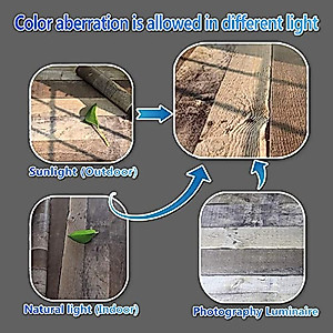 Livebor Grey Wood Wallpaper Peel and Stick Wallpaper Contact Paper 17.7inch x 118.1inch Shiplap Wood Peel and Stick Wallpaper Faux Wood Plank Wall Paper Barnwood Contact Paper Self Adhesive Decor