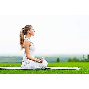 Unipack Yoga Mat -5mm Thick Non Slip Yoga Fitness Pilates Exercise Mat 68"x24"x5mm (Green)