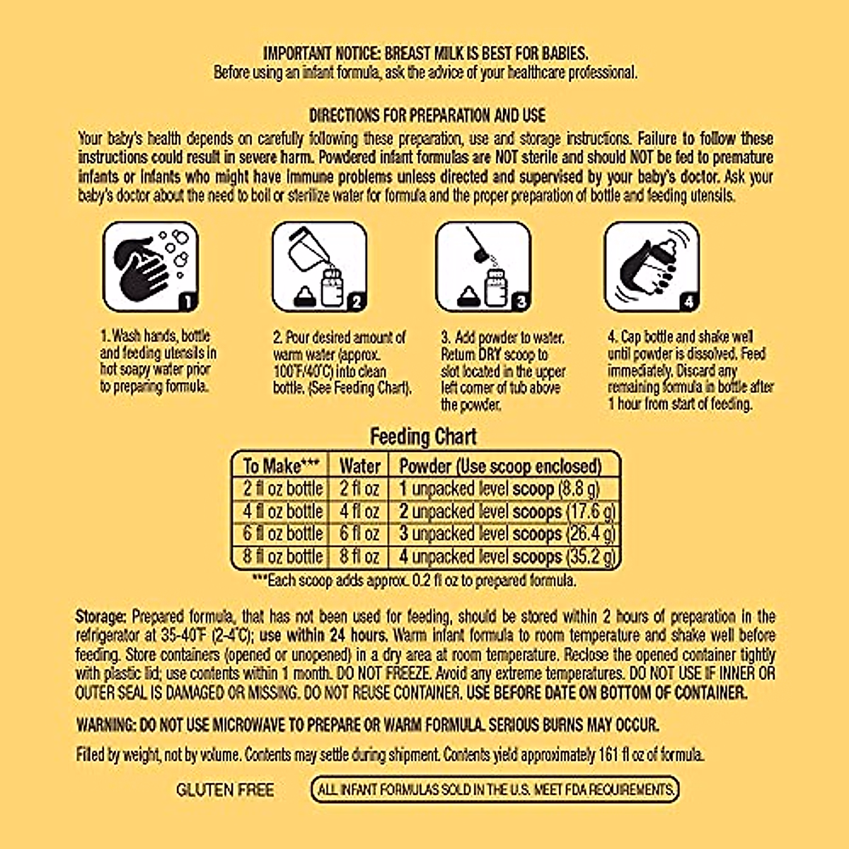 Amazon Brand - Mama Bear Infant Milk-Based Baby Formula Powder with Iron, Dual Prebiotics, Omega 3 DHA and Choline, Brain, Growth, Immunity, 22.2 Ounce