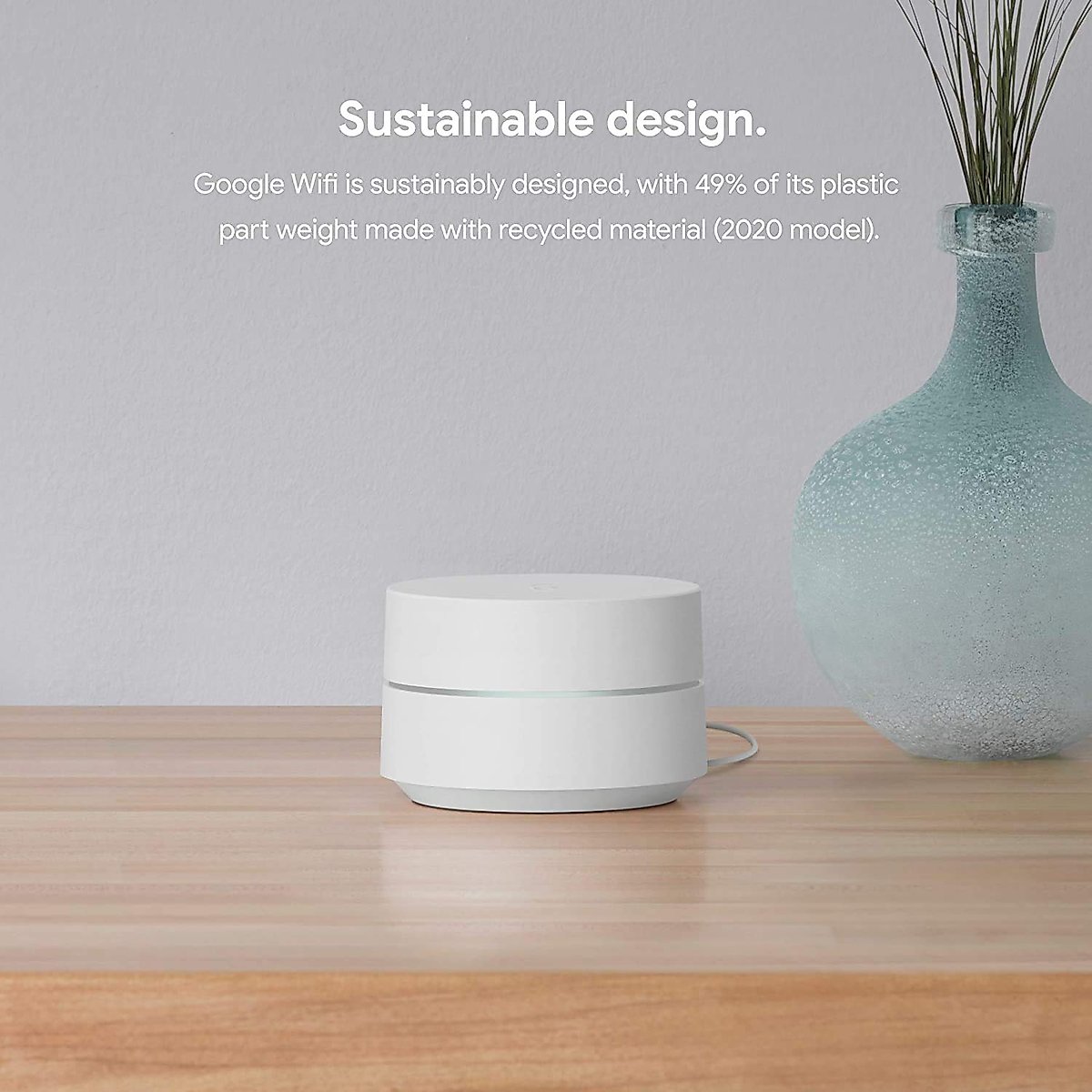 Google Wi-Fi Mesh Network System Router AC1200 Point (3-Pack) Bundle with Nest Indoor Security Camera, 3-Pack