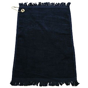 ProActive Sports Golf Towel 11" x 18" Cotton Velour Navy Soft Small New