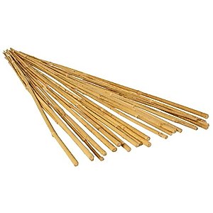 GROW!T Hydrofarm HGBB2 2' Natural Bamboo Stake, Pack of 25, Tan