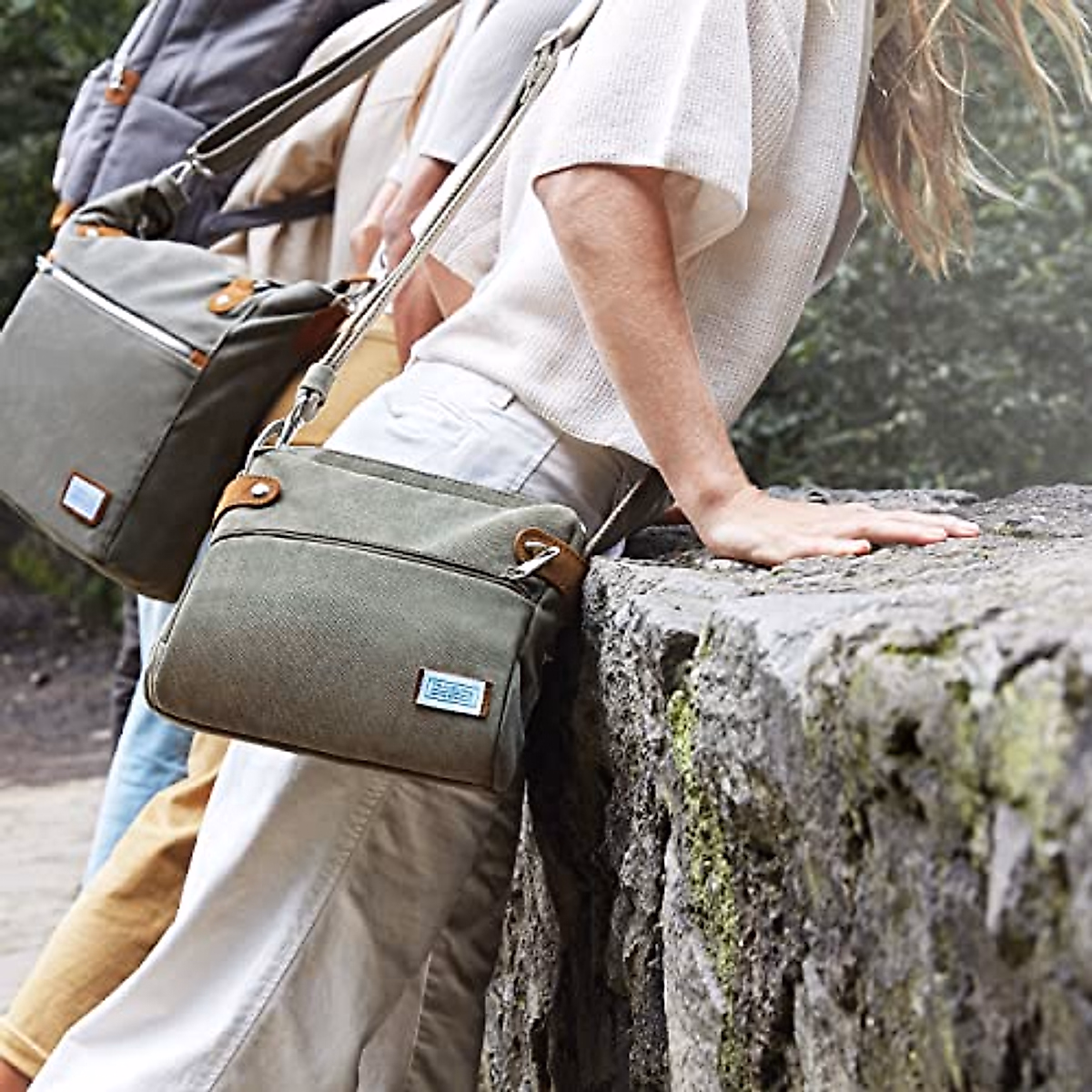 Travelon Anti-Theft Heritage Small Crossbody Bag, Sage