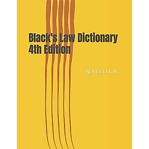 Black's Law Dictionary 4th Edition: Revised K-R