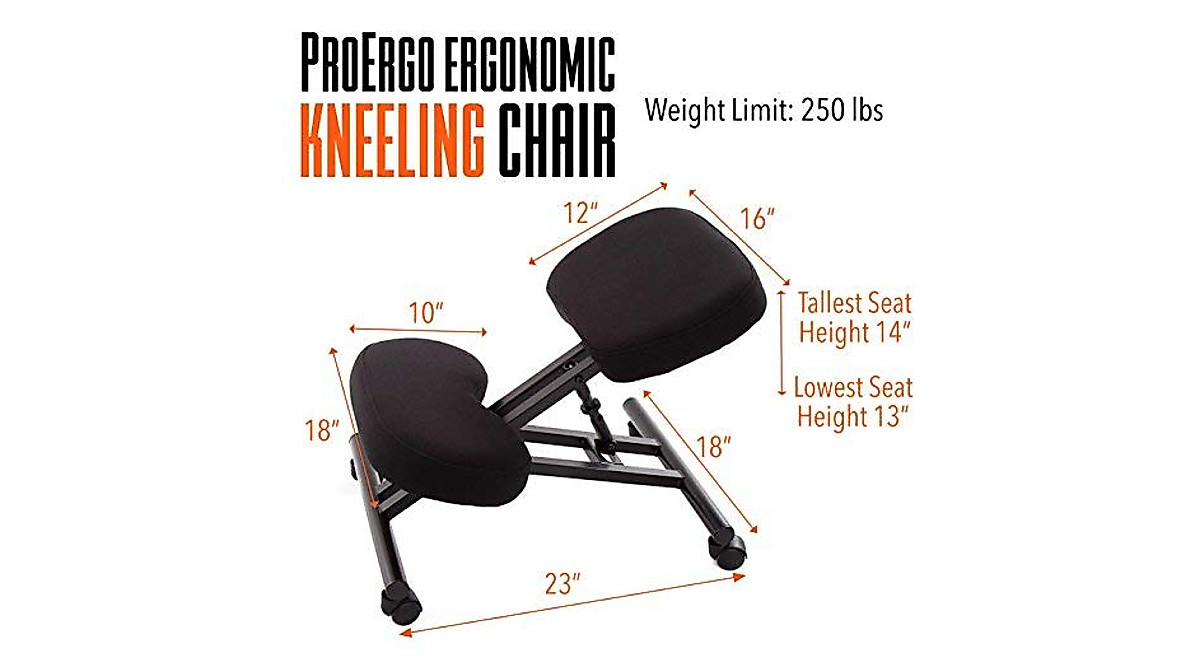 Posture Pro Ergonomic Kneeling Chair for Comfort & Support